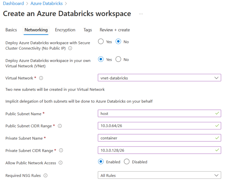 Azure DatabricksからStorage Accountにprivate接続する | 英語とITの勉強日記